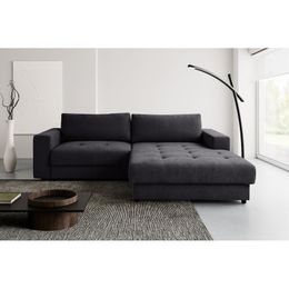 WERK2 Ecksofa &raquo;Indiana inkl. Bettfunktion & Bettkasten, bequem, Breite 270cm, L-Form&laquo; Moderne, elegante Polsterecke, Komfortpolsterung und losen 