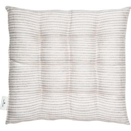 Tom Tailor HOME Stuhlkissen &raquo;Fresh Stripe&laquo; mit modernem Nadelstreifendessin grau Polyester