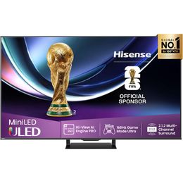 HISENSE QLED Mini LED-Fernseher &raquo;75U7Q PRO&laquo; 189 cm/75 &prime;&prime; Smart-TV 4K UHD MiniLED Smart TV QLED-Farbe mit Pantone - Mehr als eine Milliarde Schattierungen von 