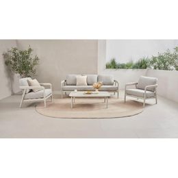 homsy by Ana Johnson Gartenlounge-Set &raquo;Hilo&laquo; Set, 3er Sofa,2x Sessel, 7x Sitz-und R&uuml;ckenkissen,2x Zierkissen,1xTisch, 14 tlg. inkl. 2 Sessel, 1 Sofa, 