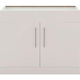 Wiho-K&uuml;chen wiho K&uuml;chen Sp&uuml;lenschrank &raquo;Cali, TOPSELLER&laquo; 100 cm breit, ohne Arbeitsplatte beige