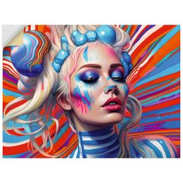 Artland Wandbild &raquo;Psychedelisch blond II&laquo; Bilder von Frauen 1 Stk. tlg. als Alubild, Leinwandbild, Poster, Wandaufkleber in verschied. Gr&ouml;&szlig;en Vinyl
