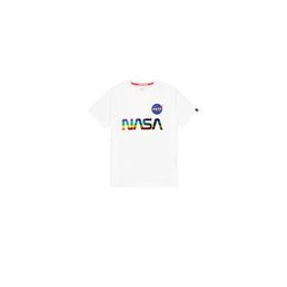 Alpha Industries Damen T-Shirt &raquo;NASA Refl. T Metal&laquo; rot M