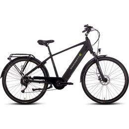 Saxonette Unisex SAXONETTE &raquo;Deluxe Sport Man&laquo; 9 Gang Shimano Alivio Schaltwerk Kettenschaltung Mittelmotor 250 W Pedelec, Elektrofahrrad f&uuml;r Damen u. 