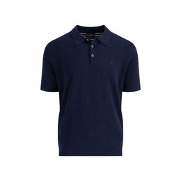 Fynch-Hatton Herren Fynch-Hatton Poloshirt mit Logo-Stickerei blau 4XL