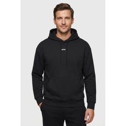 BOSS Green Herren BOSS Green Kapuzensweatshirt &raquo;Sly Zone&laquo;, Kapuze mit Kordelzug, Regular Fit, K&auml;ngurutasche S