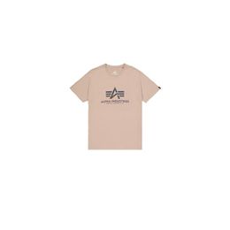 Alpha Industries Herren T-Shirt &raquo;Basic T-Shirt BL Rainbow Ref.&laquo; beige S