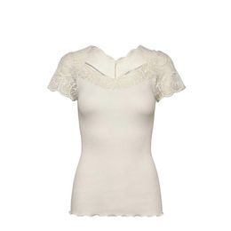 rosemunde Damen rosemunde Spitzenshirt &raquo;Beatha Lace Capsleeve T-Shirt&laquo; wundersch&ouml;ne elastisch weiche Vintage-Spitze an Ausschnitt und &Auml;rmeln XL