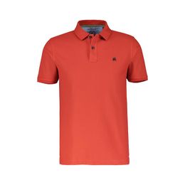 Lerros Herren Lerros Poloshirt &raquo;Klassisches Poloshirt f&uuml;r Herren in *Cool & Dry* Piqu&eacute;qualit&auml;t&laquo; rot 3XL