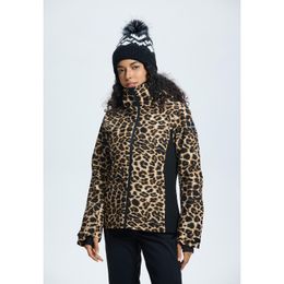 Icepeak Damen Skijacke &raquo;Icepeak FOWLER&laquo; Leoprint, Atmungsaktiv, wasserabweisend 48
