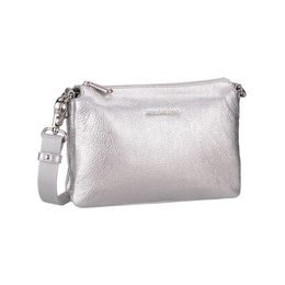 Mandarina Duck Umh&auml;ngetasche Mellow Leather Pochette FZT82 in Silver | Gr.: onesize