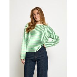 Minus T-Shirt in Greenbriar Stripe | Gr.: XS