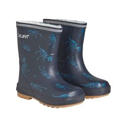 CeLaVi Kinder Winterschuhe "Thermal wellies (AOP) w.lining" in Blau | Gr.: 26