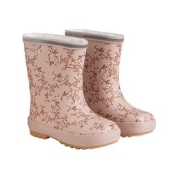 CeLaVi Kinder Winterschuhe "Thermal wellies (AOP) w.lining" in Rosa | Gr.: 25