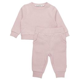Minymo Kinder Trainingsanzug "Sweat Set (2-pcs)" in Rosa | Gr.: 74
