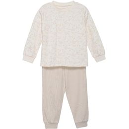 FIXONI Kinder Schlafanzug "Pyjama Set" in Beige | Gr.: 104