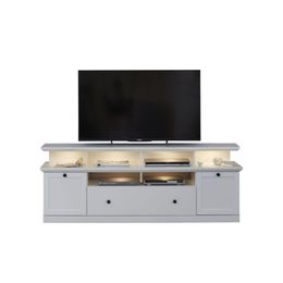 ebuy24 TV Tisch Brax Wei&szlig; 177 x 41 cm | Gr.: onesize