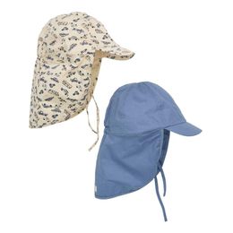 EN FANT Kinder Hut "Sun hat w. string 2-PACK" in Beige | Gr.: 1-2 Jahre