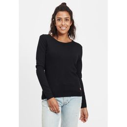 oxmo Strickpullover OXEdda in Schwarz | Gr.: M