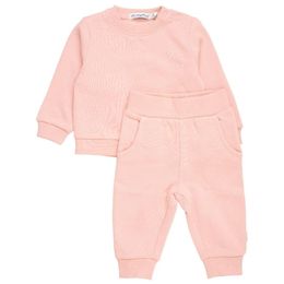 Minymo Kinder Trainingsanzug "Sweat Set (2-pcs)" in Rosa | Gr.: 62