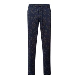 Hanro Pyjamahose Night & Day in navy ink leaves | Gr.: L