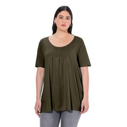Ulla Popken Shirt in waldgr&uuml;n | Gr.: 46-48