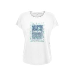 Only Play T-Shirt 'Aub-Mie Life' in wei&szlig; | Gr.: M