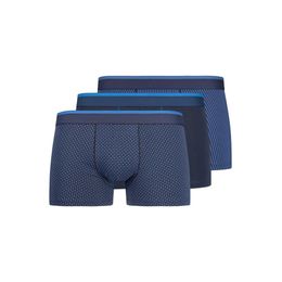 Skiny Boxershort 3er Pack in Blau/Dunkelblau | Gr.: XXL