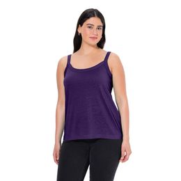 Ulla Popken Strick-Top in tiefes violett | Gr.: 58-60