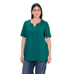 Ulla Popken Shirt in petrol | Gr.: 42-44