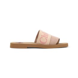 Chlo&eacute; Chlo&eacute; Sandalen - Slip-On Sandals With Woven Two-Tone Strap - Gr. 41 (EU) - in Braun - f&uuml;r Damen