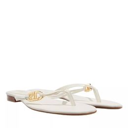Lauren by Ralph Lauren Lauren Ralph Lauren Sandalen - Emalia Sandals Flip Flop - Gr. 35 (EU) - in Creme - f&uuml;r Damen