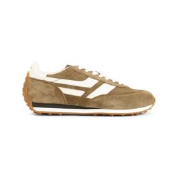 Tom Ford Low-Top Sneaker - Brown Calf Leather Sneakers - Gr. 43 (EU) - in Beige - f&uuml;r Damen