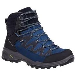 Wanderschuh MCKINLEY "Vulcanus II MID AQX M", Damen, Gr. 41, navy, blau schwarz, schwarz, Synthetik, Schuhe Wanderschuh, wasserdicht