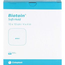 Avitamed Biatain Schaumverband 10x10 cm sanft haftend 5 St