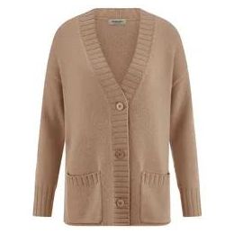 Strickjacke aus 100% Premium-Kaschmir Peter Hahn braun, 36