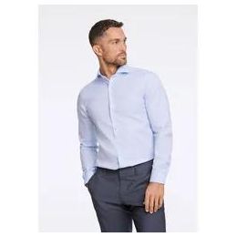 Businesshemd LINDBERGH "Business-Hemd Slim Fit", Herren, Gr. M, Normalgr&ouml;&szlig;en, blau (light blau), Obermaterial: 100% Baumwolle, Hemden