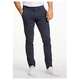 Chinos LINDBERGH "Chino Slim Fit", Herren, Gr. 38, L&auml;nge 30, blau (navy), Obermaterial: 57% Baumwolle, 39% Polyester, 4% Elasthan, slim fit, Hosen