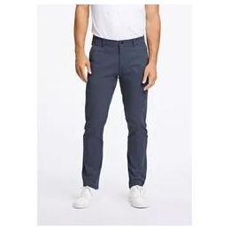 Chinos LINDBERGH "Chino Slim Fit", Herren, Gr. 38, L&auml;nge 34, blau (dk blau), Obermaterial: 98% Baumwolle, 2% Elasthan, unifarben, slim fit, Hosen