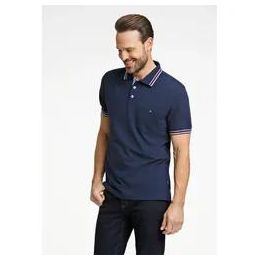 Poloshirt Bison "Poloshirt Comfort Fit", Herren, Gr. 4XL, blau (navy), Obermaterial: 50% Baumwolle, 50% Polyester, l&auml;ssig geschnitten, Rundhals, Shirts
