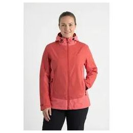 Regenjacke Maier Sports "D GG Allwetterjacke", Herren, Gr. 52, rot orcher, r, Web, Obermaterial: 100% Polyester. Futter: 100% Polyester, kontrastfarbene Details, unifarben mit Farbeins&auml;tzen, verstellbar gerader Abschluss mit Klettverschluss, Jacken Regenjacke, Wasser- & Winddicht & Atmungsaktiv