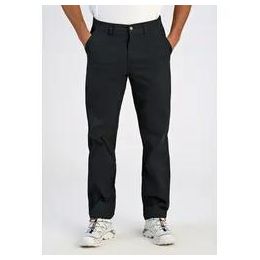 Chinos LINDBERGH "Chino Relaxed Loose Fit", Damen, Gr. 38, L&auml;nge 32, schwarz, Obermaterial: 98% Baumwolle, 2% Elasthan, unifarben, relaxed fit, Hosen