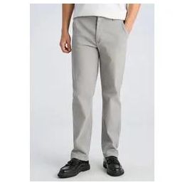 Chinos LINDBERGH "Chino Relaxed Loose Fit", Damen, Gr. 31, L&auml;nge 30, lt grau, Obermaterial: 98% Baumwolle, 2% Elasthan, unifarben, relaxed fit, Hosen
