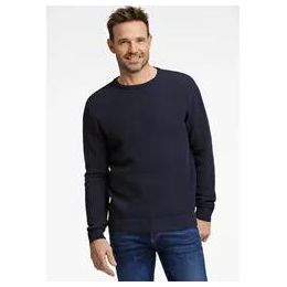 JACK'S INN 54 Strickpullover JACK&rsquo;S "Strickpullover Comfort Fit", Herren, Gr. M, blau (navy), Obermaterial: 100% Baumwolle, Rundhals, Pullover Strickpullover
