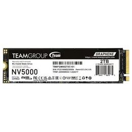 TEAMGROUP interne SSD "NV5000", schwarz, 2 TB, Schreibgeschwindigkeitmaximal 3000 MB/s Lesegeschwindigkeitmaximal 5000 MB/s, Festplatten