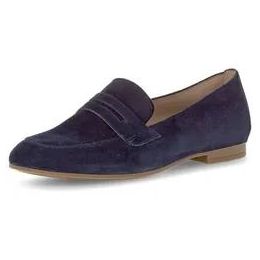 Slipper Gabor "Slipper", Damen, Gr. 42,5, blau, Schuhe Slipper