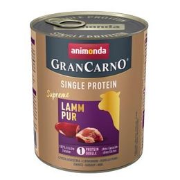 animonda GranCarno Single Protein Supreme Nassfutter Hund Adult, Lamm pur 6x800 g