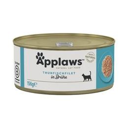 Applaws Nassfutter Katze Adult in Br&uuml;he Thunfischfilet 24x156 g
