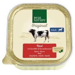 REAL NATURE Nassfutter Hund, Adult, Rind und Kartoffel 34x100 g