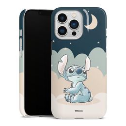 DeinDesign iPhone 13 Pro Handy Premium Case Smartphone Handyh&uuml;lle Schutzh&uuml;lle gl&auml;nzend Moon Lilo & Stitch Disney Premium Case
